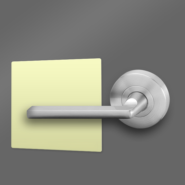 Photoluminescent Door Handle Marking – Vivid Print Services